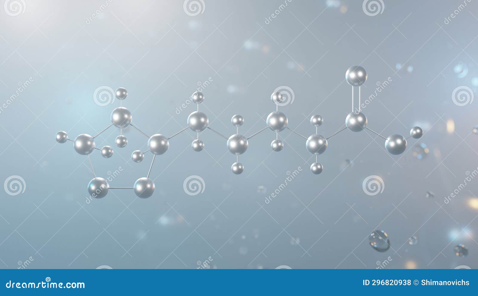 Lipoic Acid Molecular Structure, 3d Model Molecule, Alpha-lipoic Acid ...