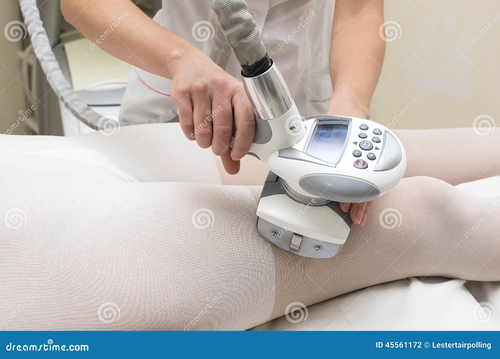 Lipomassage stock photo. Image of calm, beautiful, cellulite - 45561172