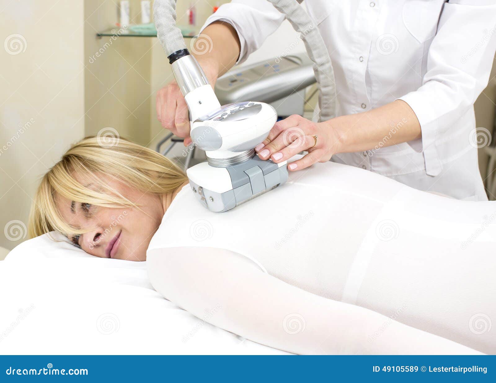 Lipomassage stock image. Image of beautiful, calm, cellulite - 49105589