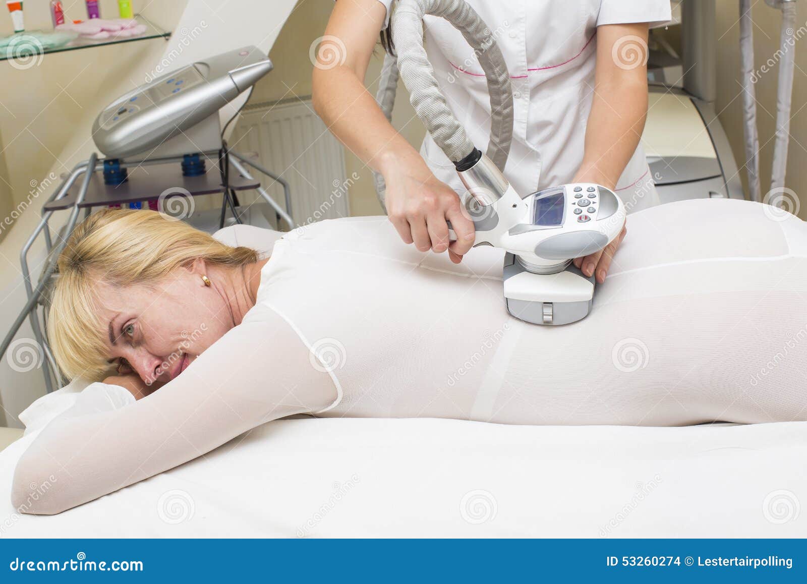 Lipomassage stock photo. Image of cellulite, indoors - 53260274