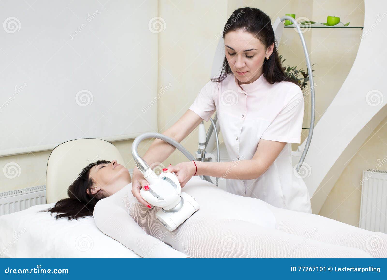 Lipomassage stock image. Image of procedure, pretty, cellulite - 77267101