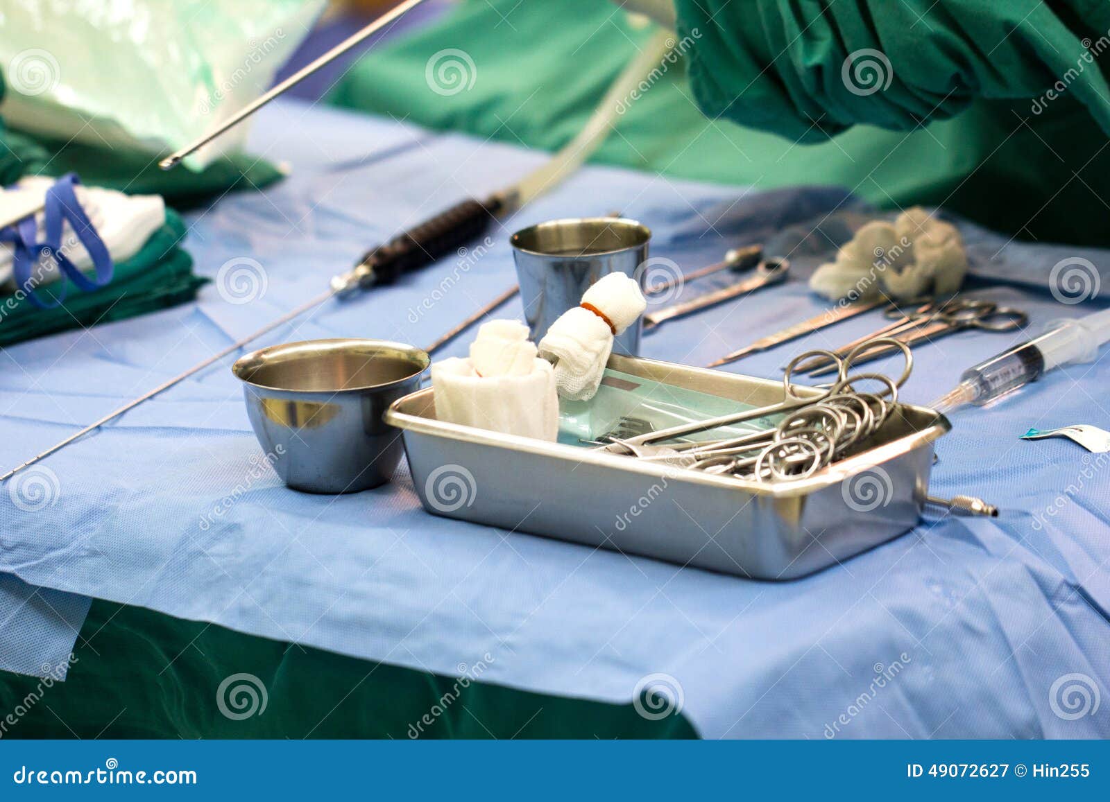 Liposuction Surgery Instrument Prepare for Operate Stock Image - Image ...