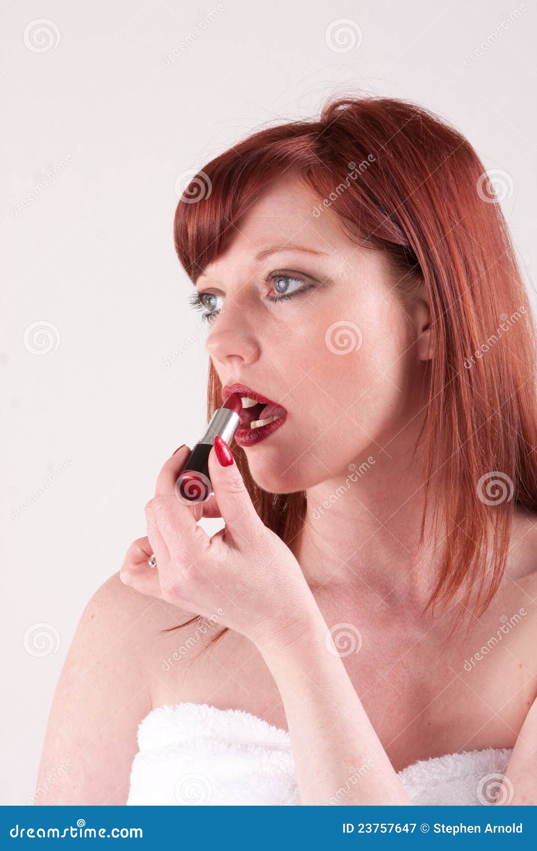 Lippy stock image. Image of makeup, hair, lipstick, mascara - 23757647