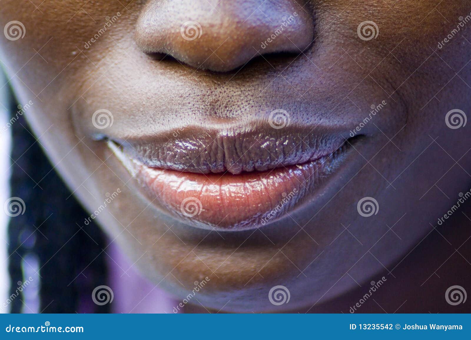 Lips stock photo. Image of africa, hairstyle, ethnic - 13235542
