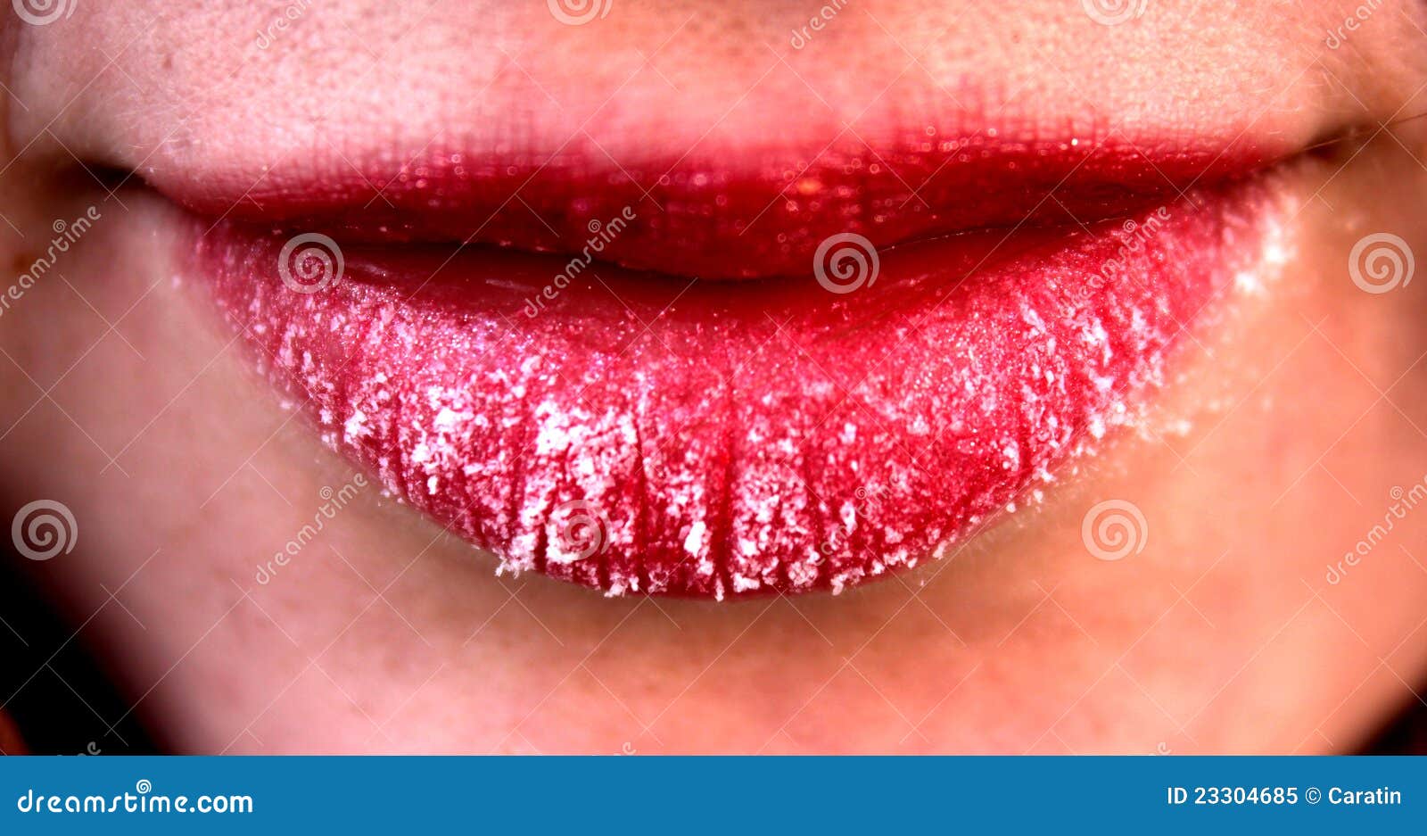 Lips stock image. Image of shugar, cold, lips, snow, white - 23304685
