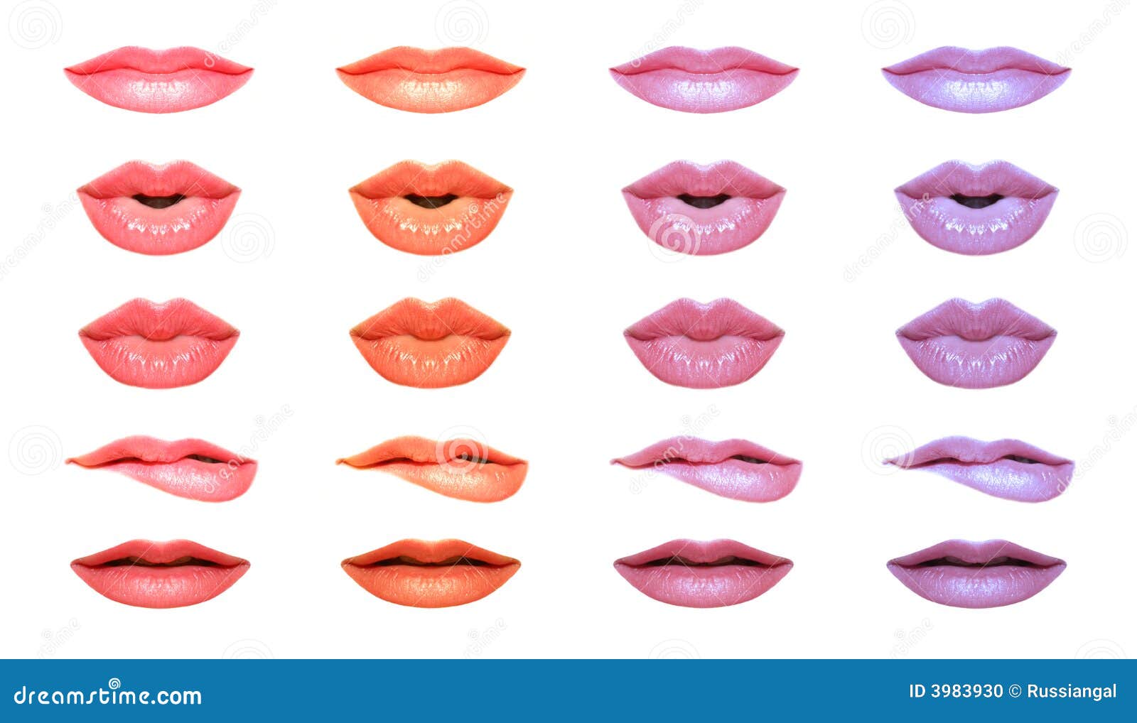 Lips stock photo. Image of kiss, isolated, closed, mouth - 3983930