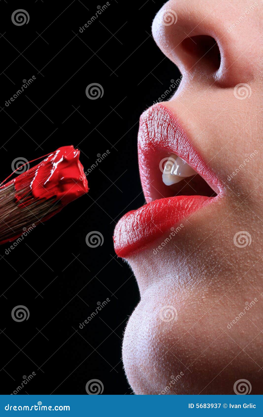 Lips stock image. Image of gorgeous, woman, stunning, girls - 5683937