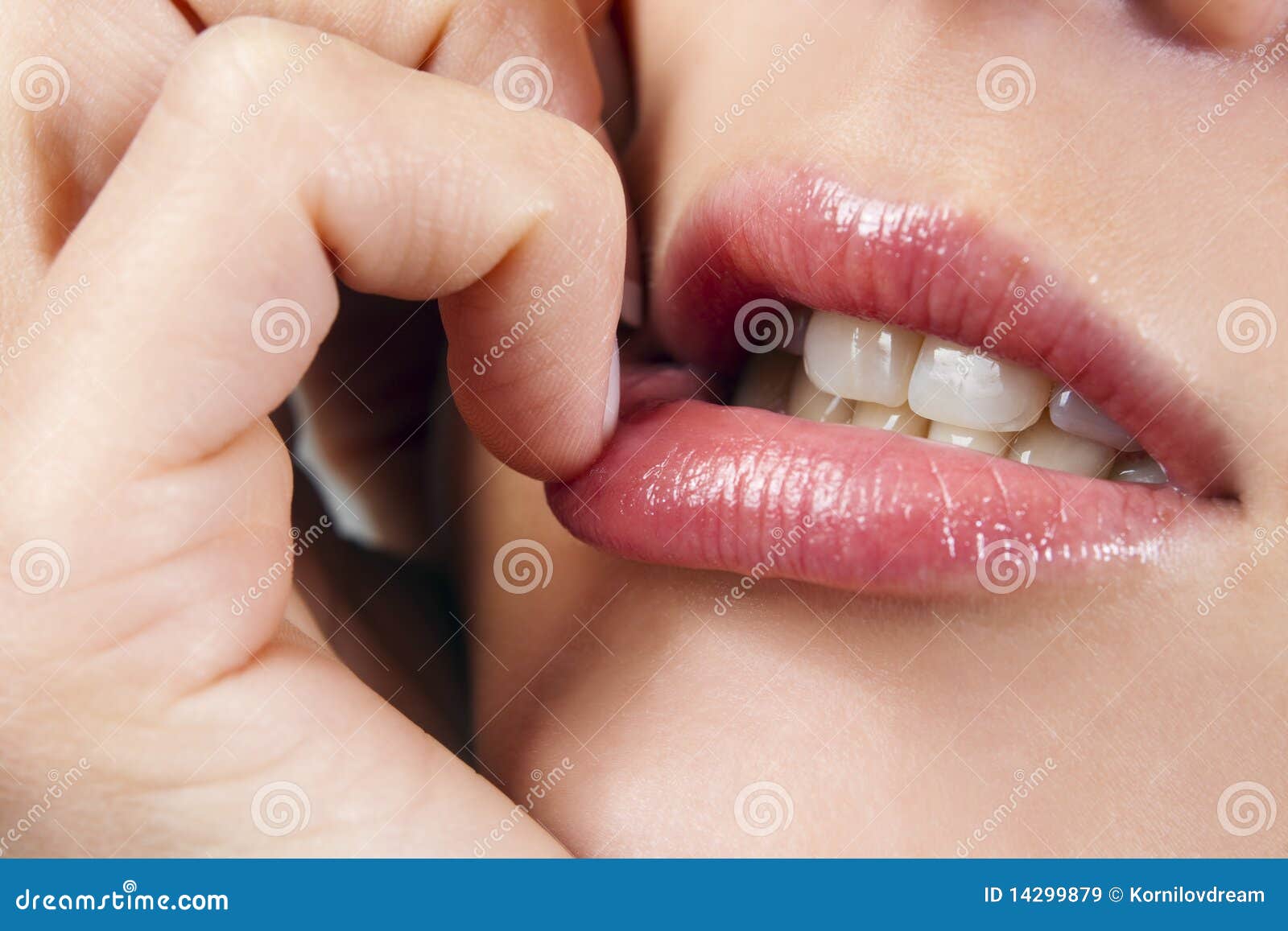 Lips with arm stock image. Image of artificial, concept - 14299879