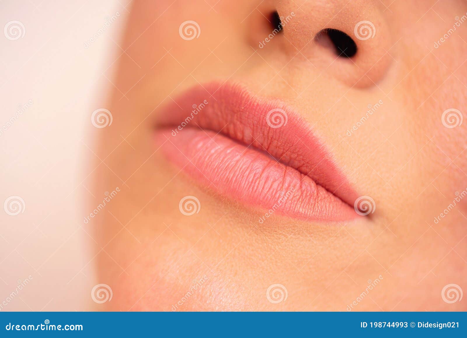 Lips in a close up view stock image. Image of health - 198744993