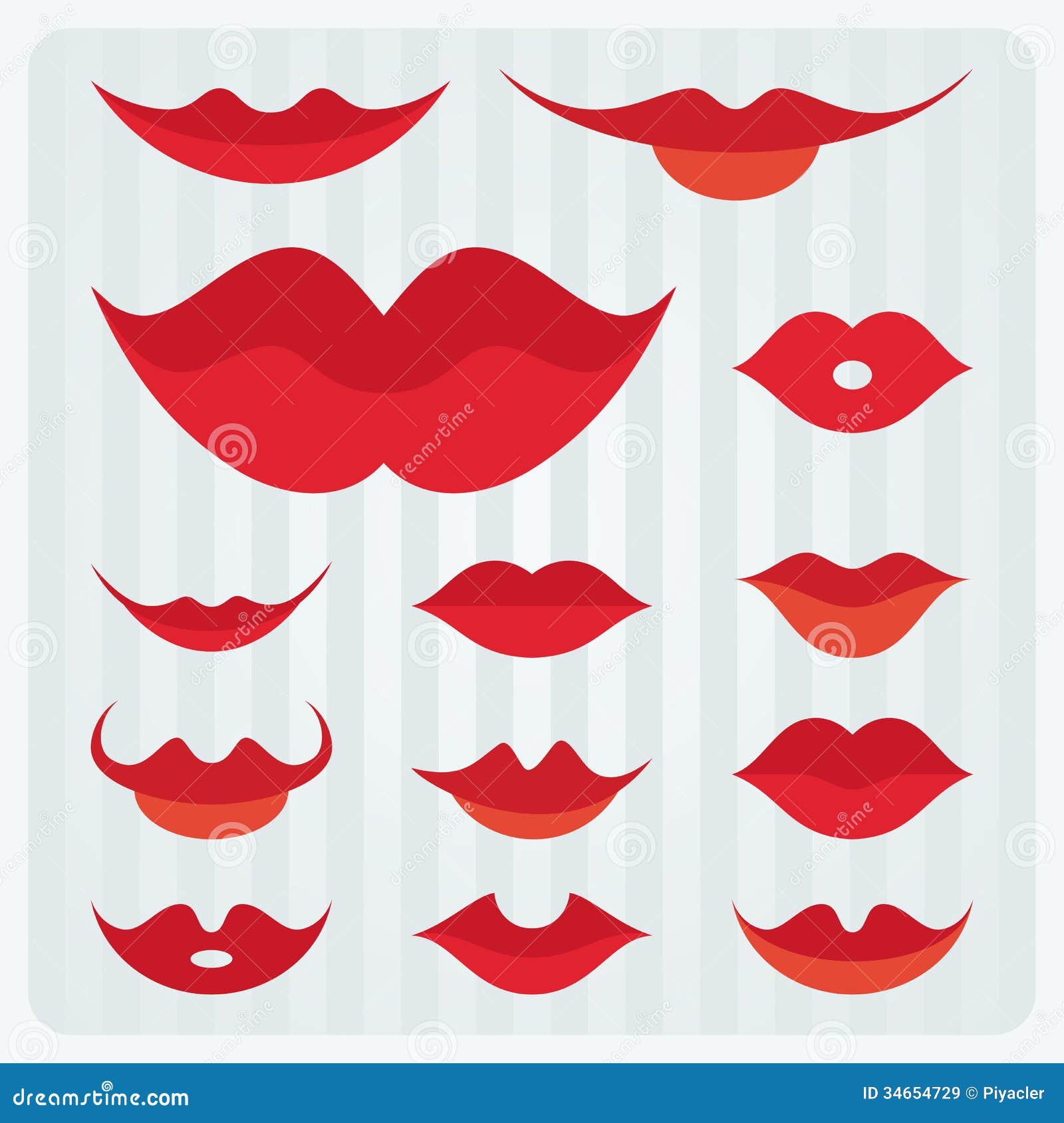 Lips design stock vector. Illustration of collection - 34654729