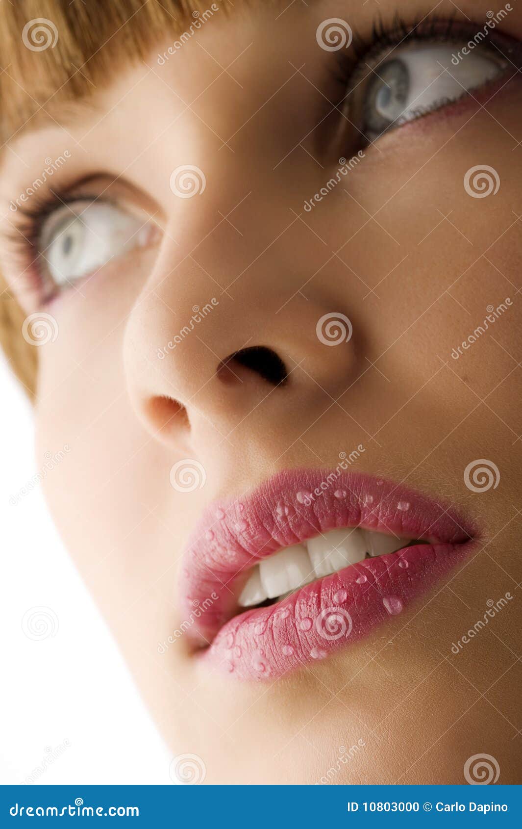 Lips with drops stock photo. Image of attractive, lipgloss - 10803000