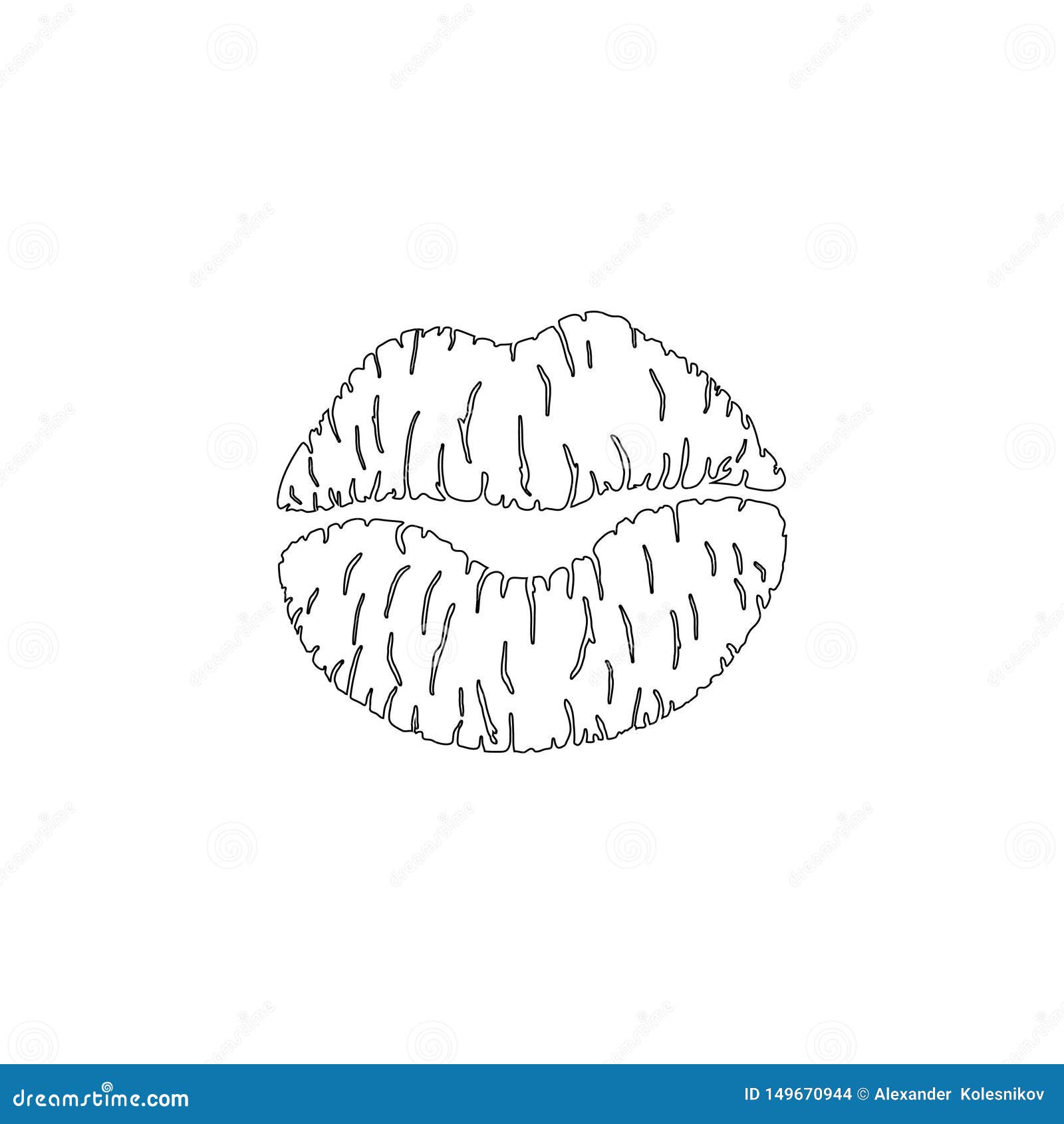 Lips. flat vector icon stock vector. Illustration of beautiful - 149670944