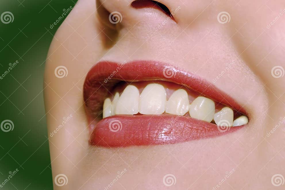 Lips - so Happy! stock photo. Image of healthy, lips, care - 28788