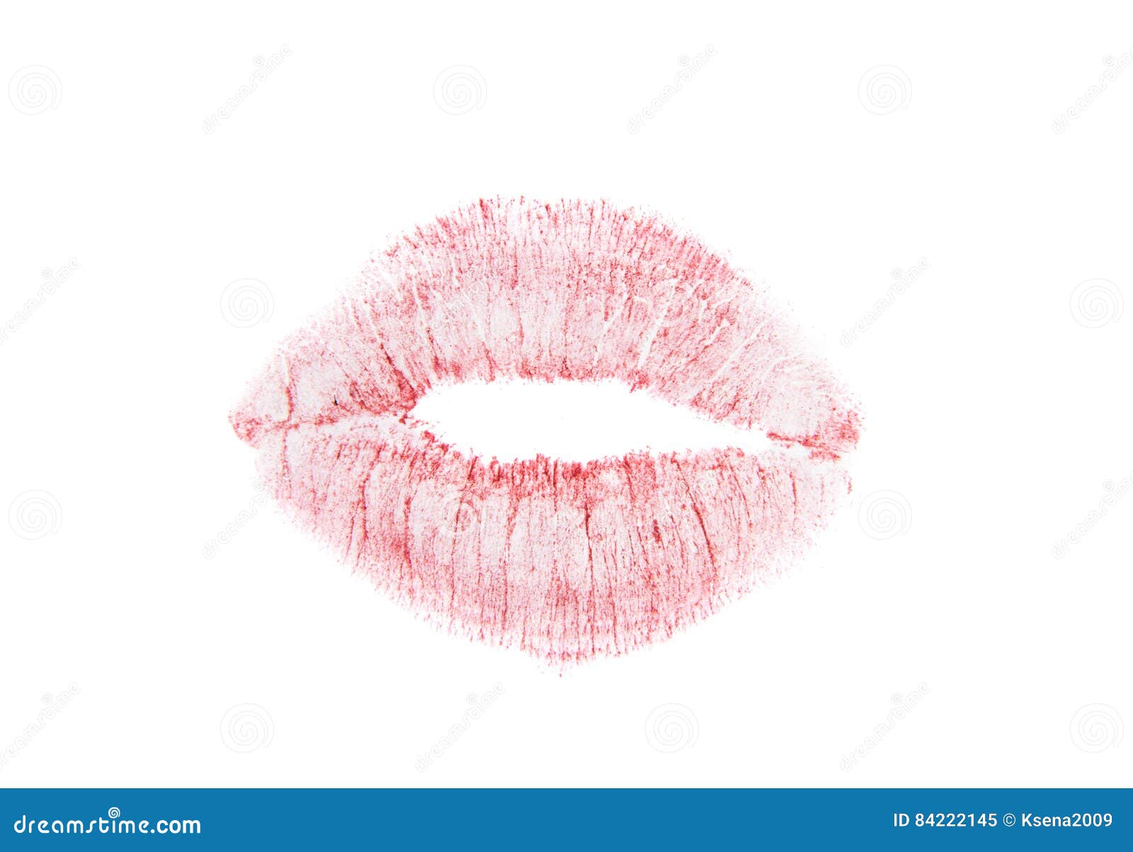 Lips with lipstick mark stock image. Image of isolated - 84222145