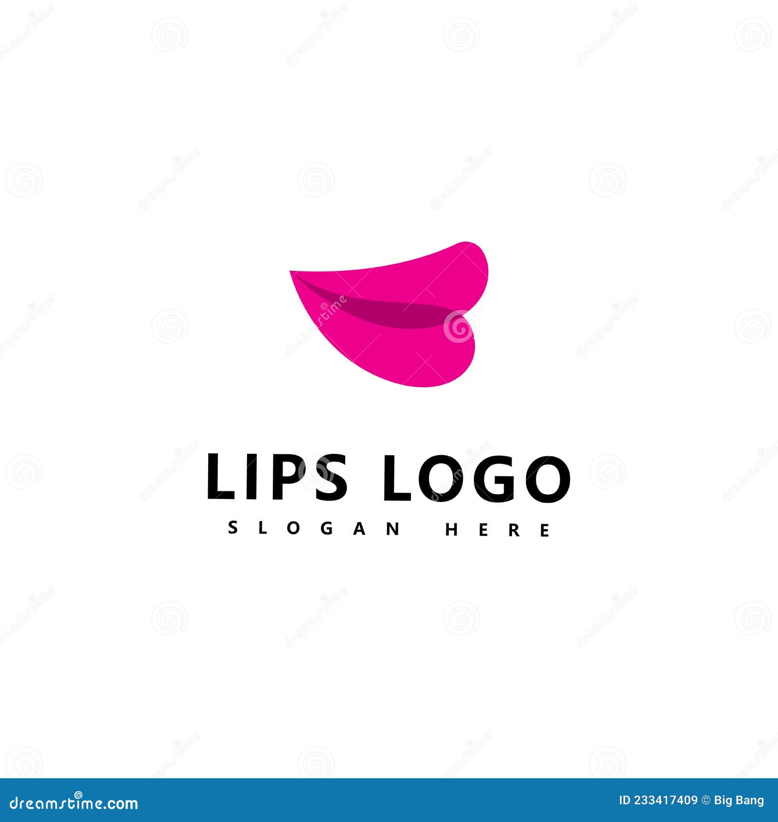 Lips Logo Beauty , Lips Vector Illustration Stock Vector - Illustration ...