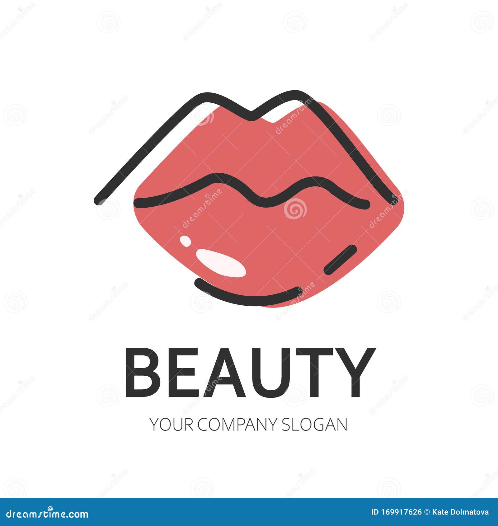 Lips logo stock illustration. Illustration of romance - 169917626