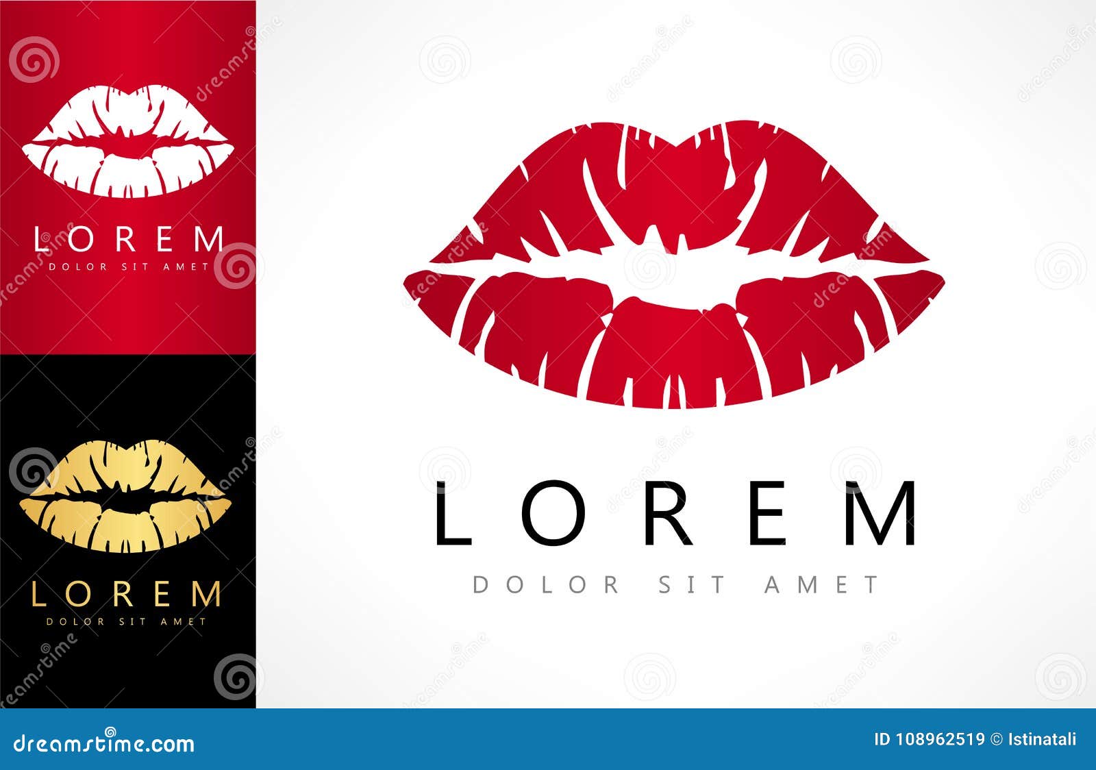 Lips logo vector stock vector. Illustration of lover - 108962519