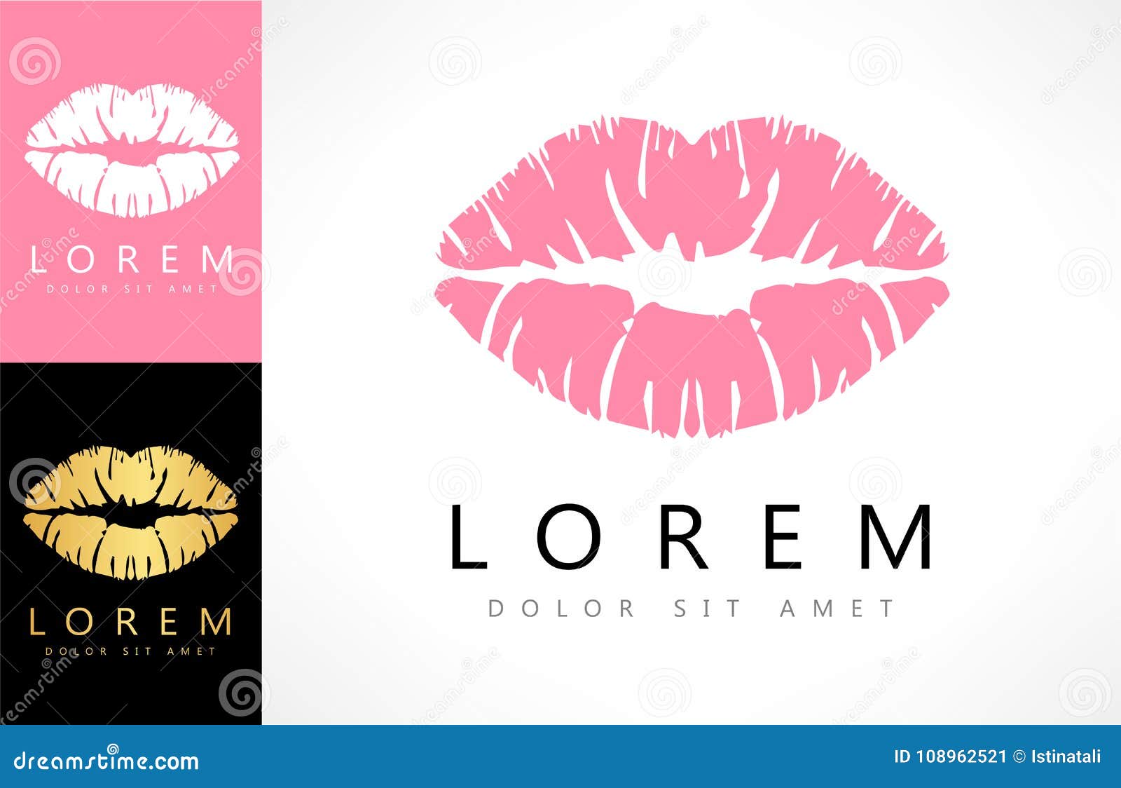 Lips logo vector stock vector. Illustration of logos - 108962521