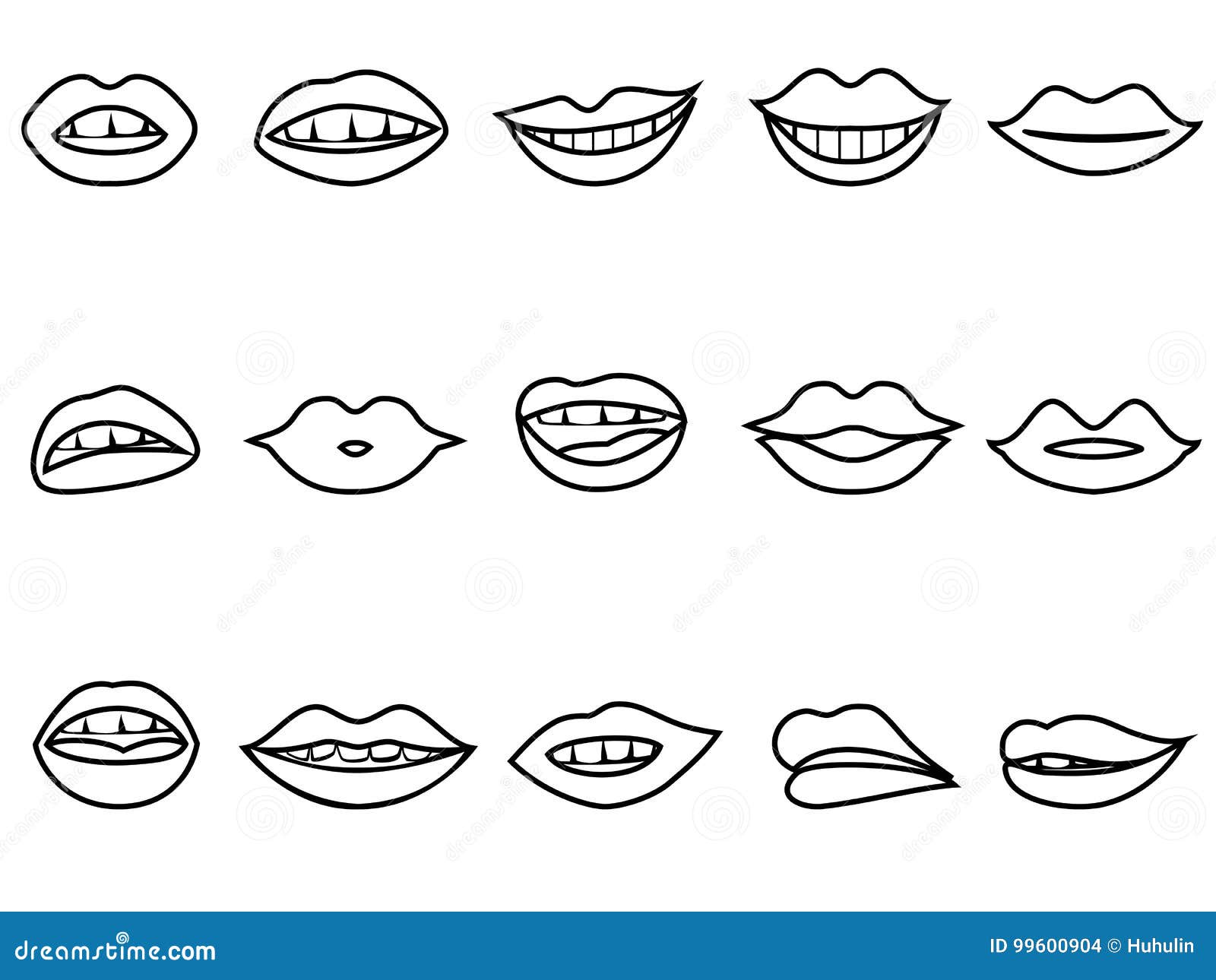 Lips Outline Stock Illustrations – 12,799 Lips Outline Stock ...