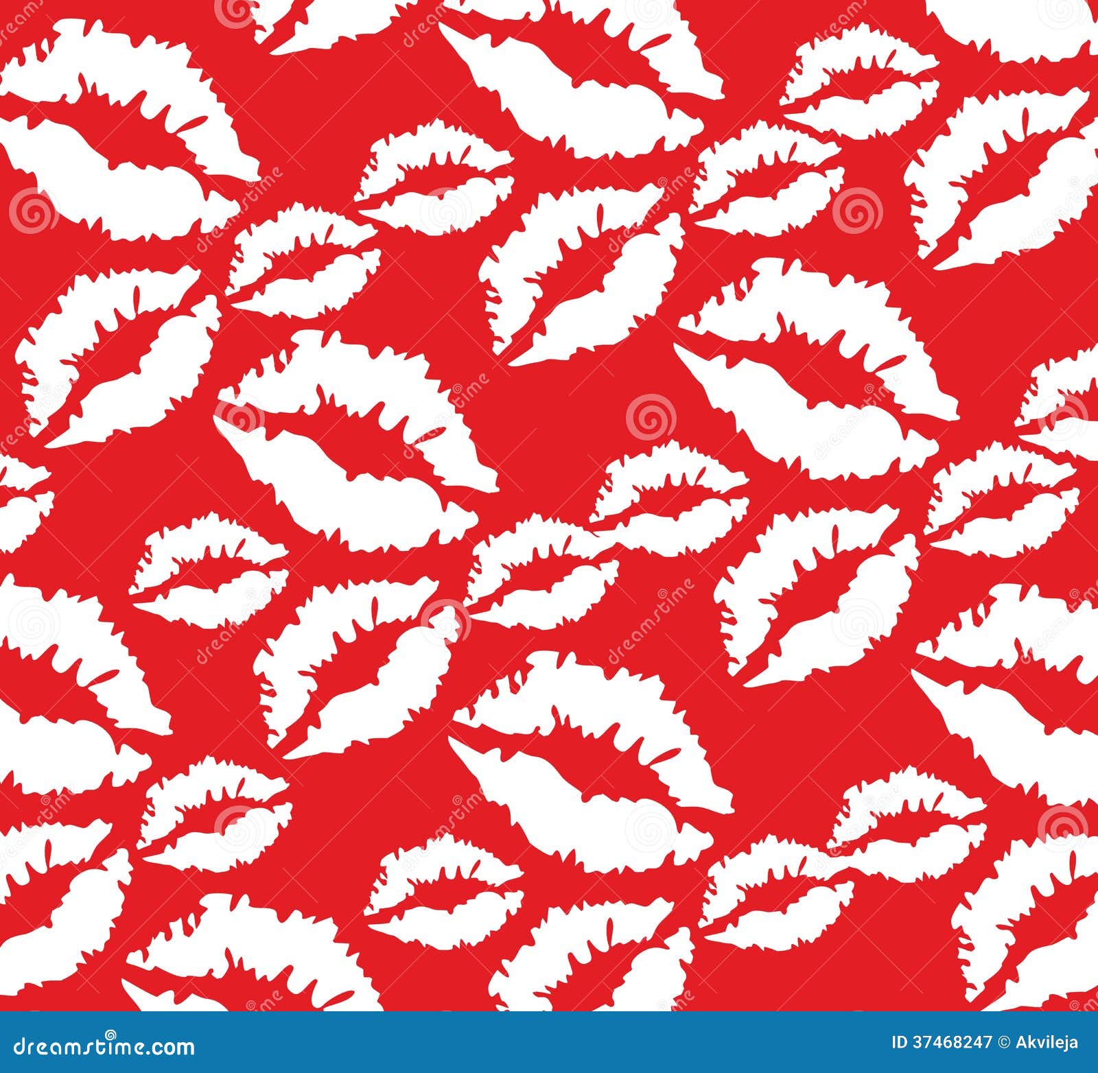Lips pattern stock illustration. Illustration of wallpaper - 37468247