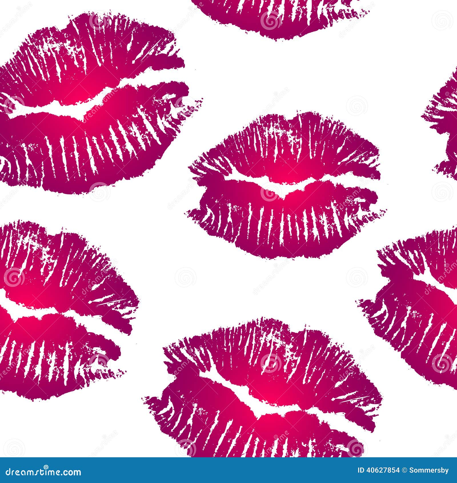 Lips seamless background stock vector. Illustration of human - 40627854