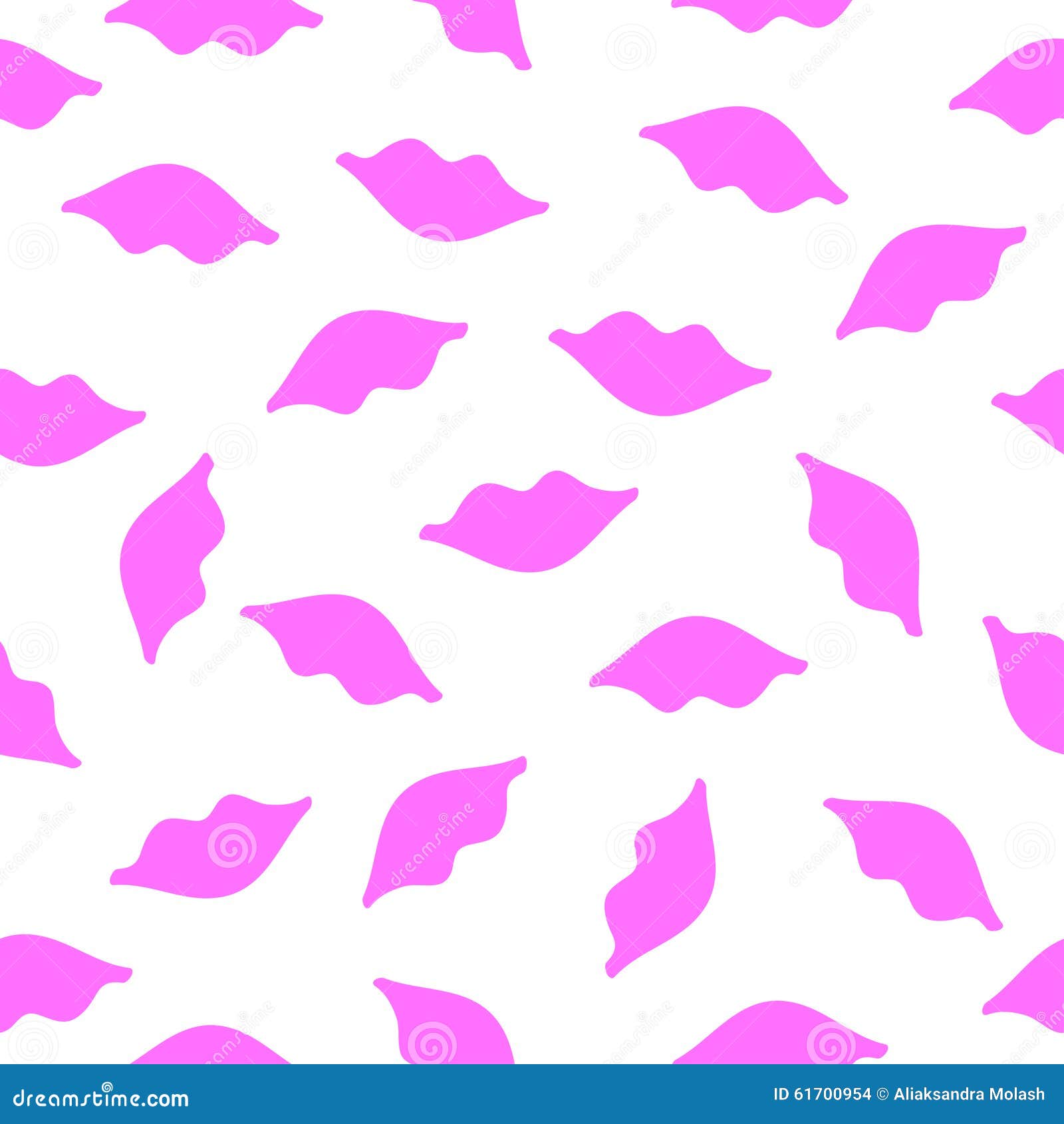 Lips Seamless Texture Pink Color Stock Vector - Illustration of lover ...