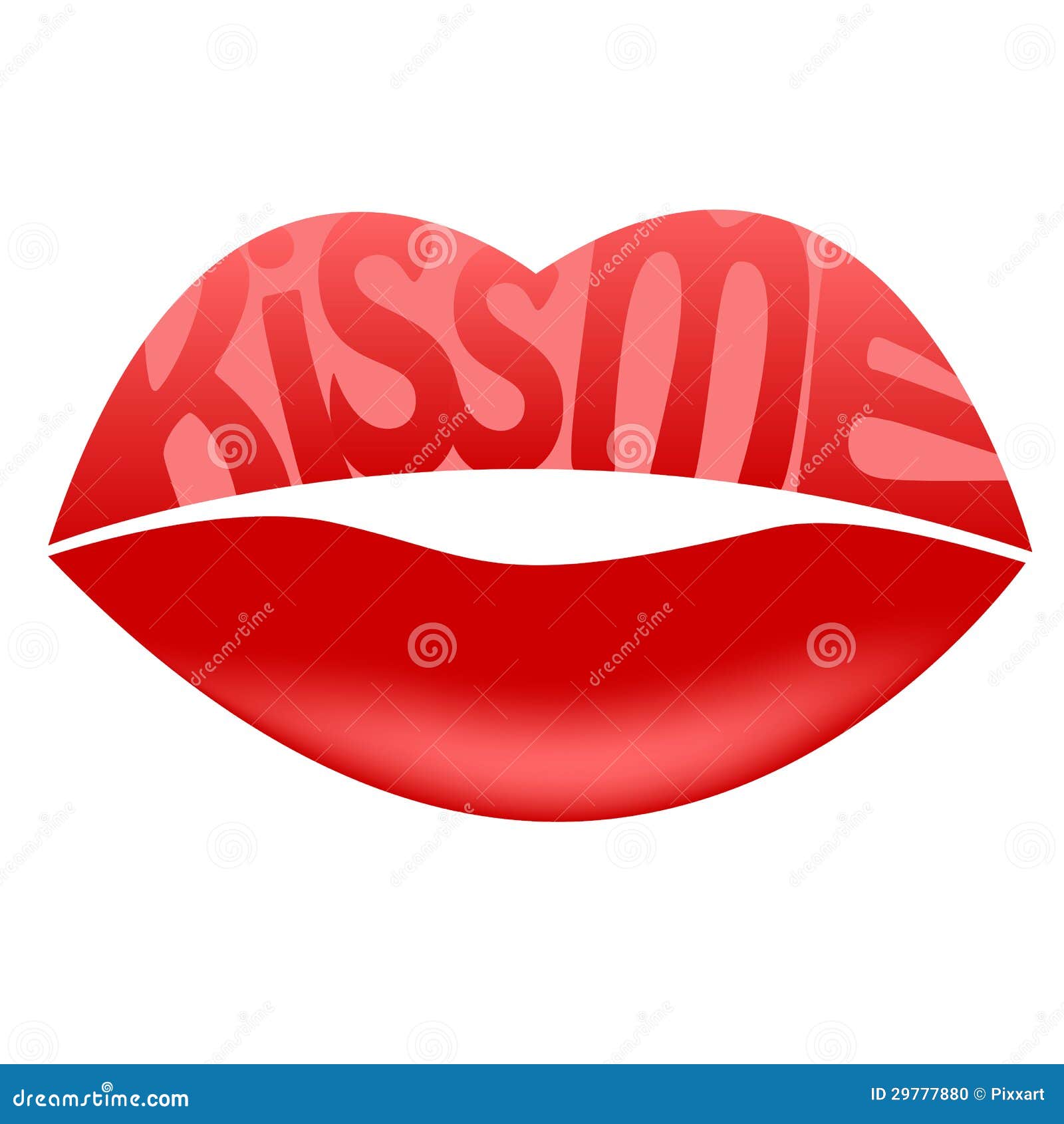 Kiss me stock vector. Illustration of lovely, lust, isolated - 29777880