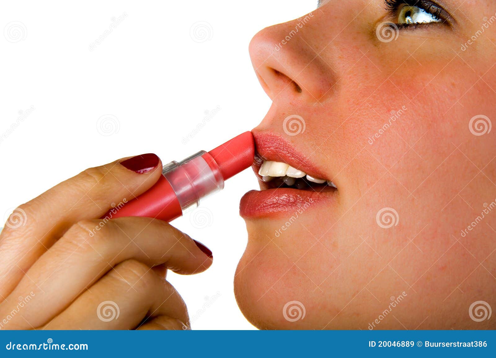 Lipstick stock image. Image of sensuality, mouth, makeup - 20046889