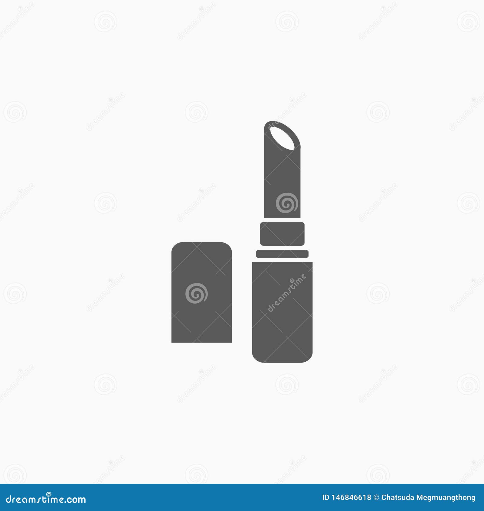 Lipstick Icon, Cosmetic, Make Up, Beauty Stock Vector - Illustration of ...