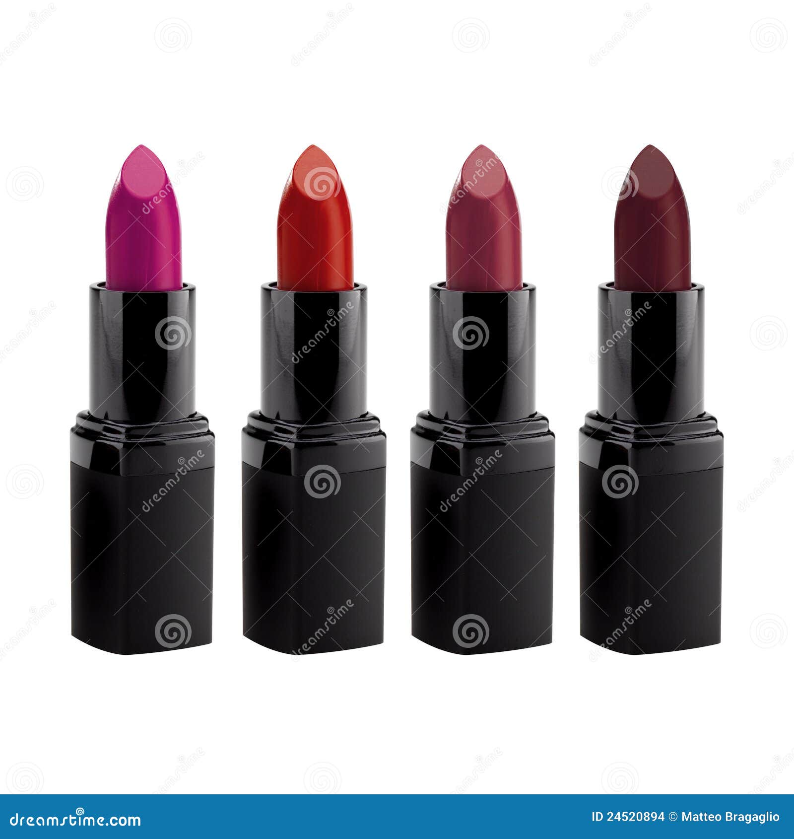Lipstick Isolated on White Background Stock Photo - Image of lipstick ...