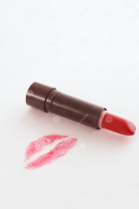 Lipstick Kiss stock image. Image of cosmetic, valentines - 63619