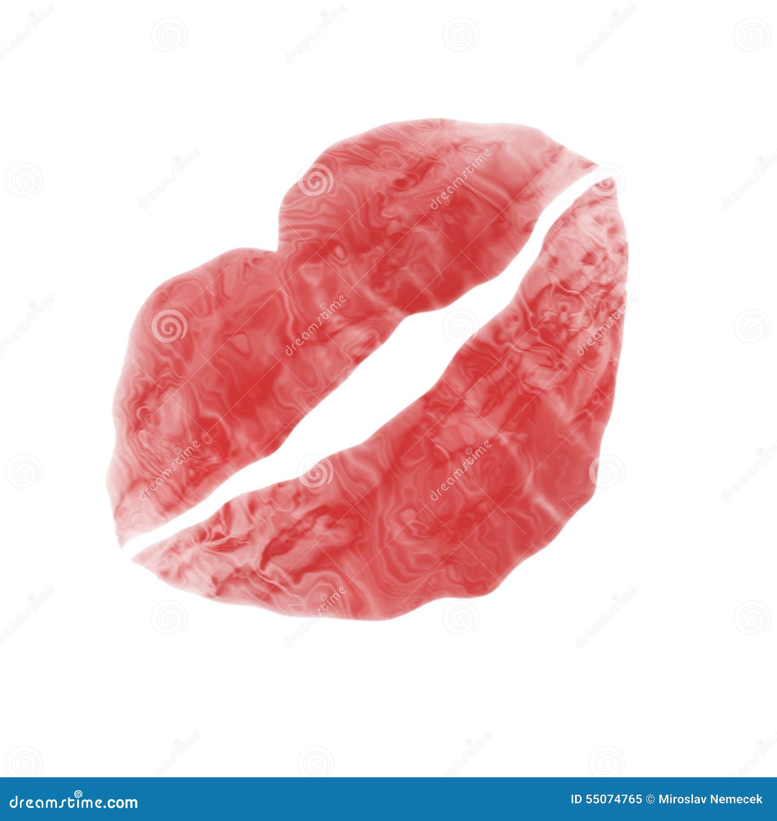 Lipstick Kiss Generated Texture Stock Illustration - Illustration of ...