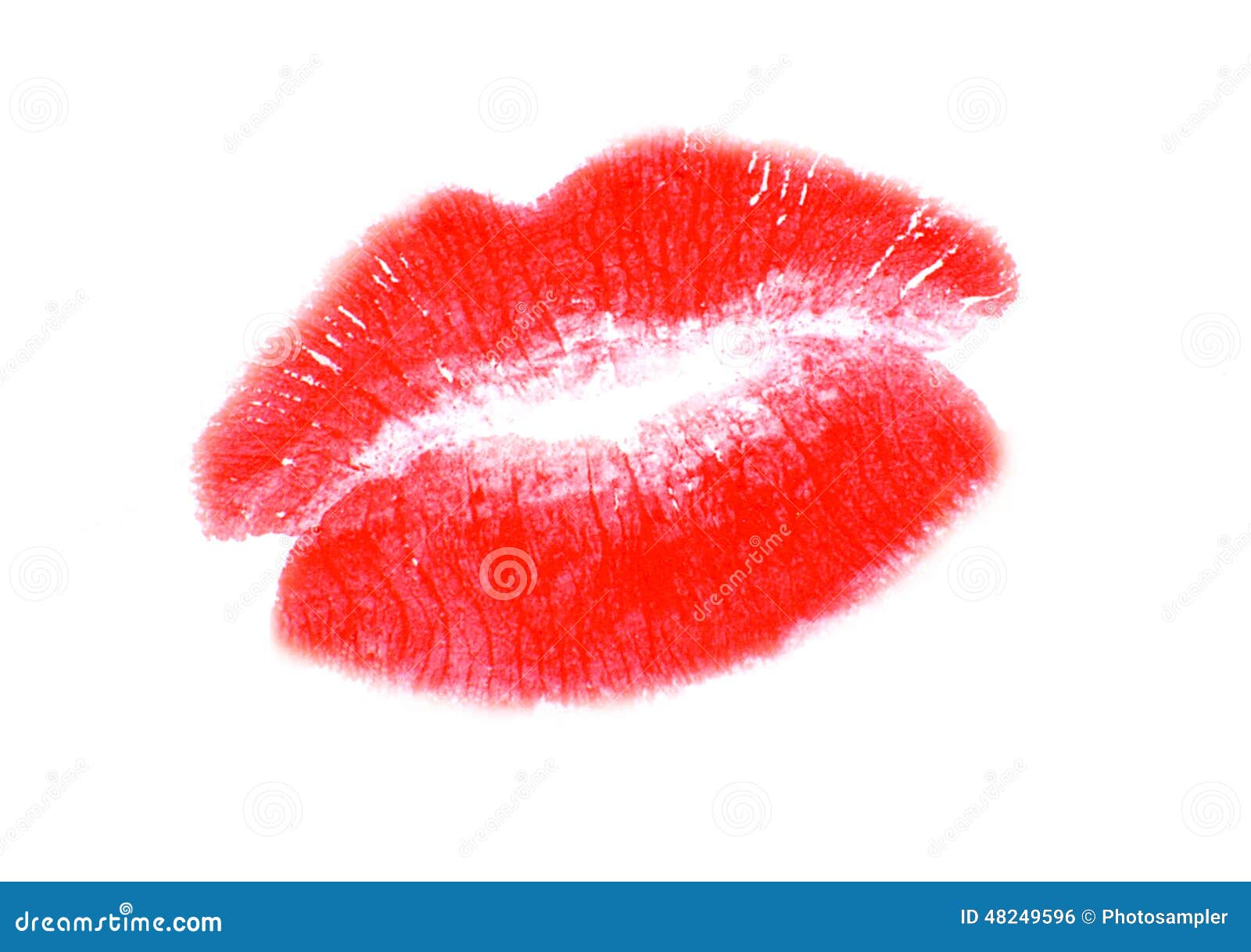 Lipstick Kiss stock photo. Image of flirting, close, love - 48249596