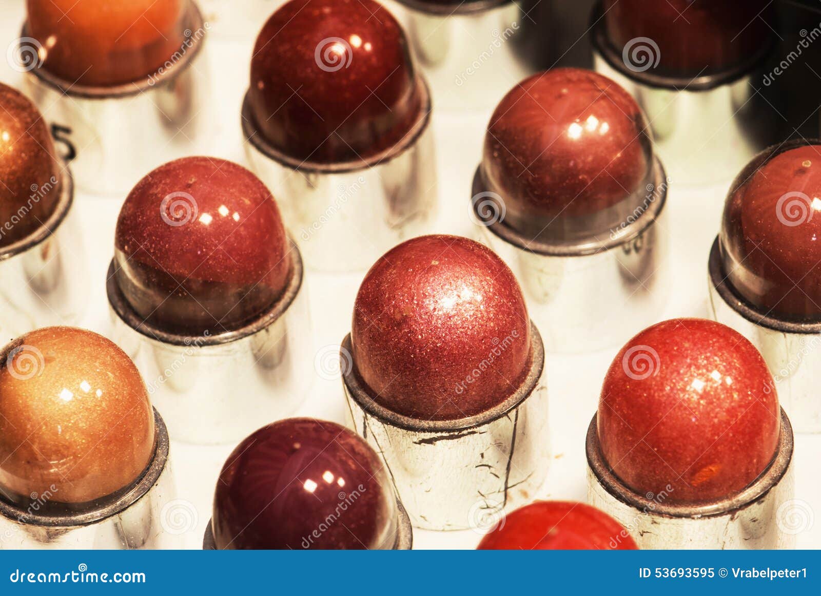Lipstick samples stock image. Image of closeup, detail - 53693595