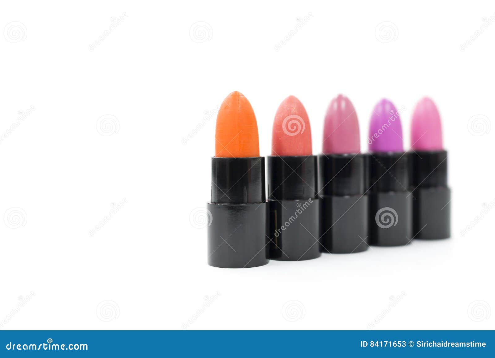 Lipstick on White Background Stock Image - Image of care, purple: 84171653