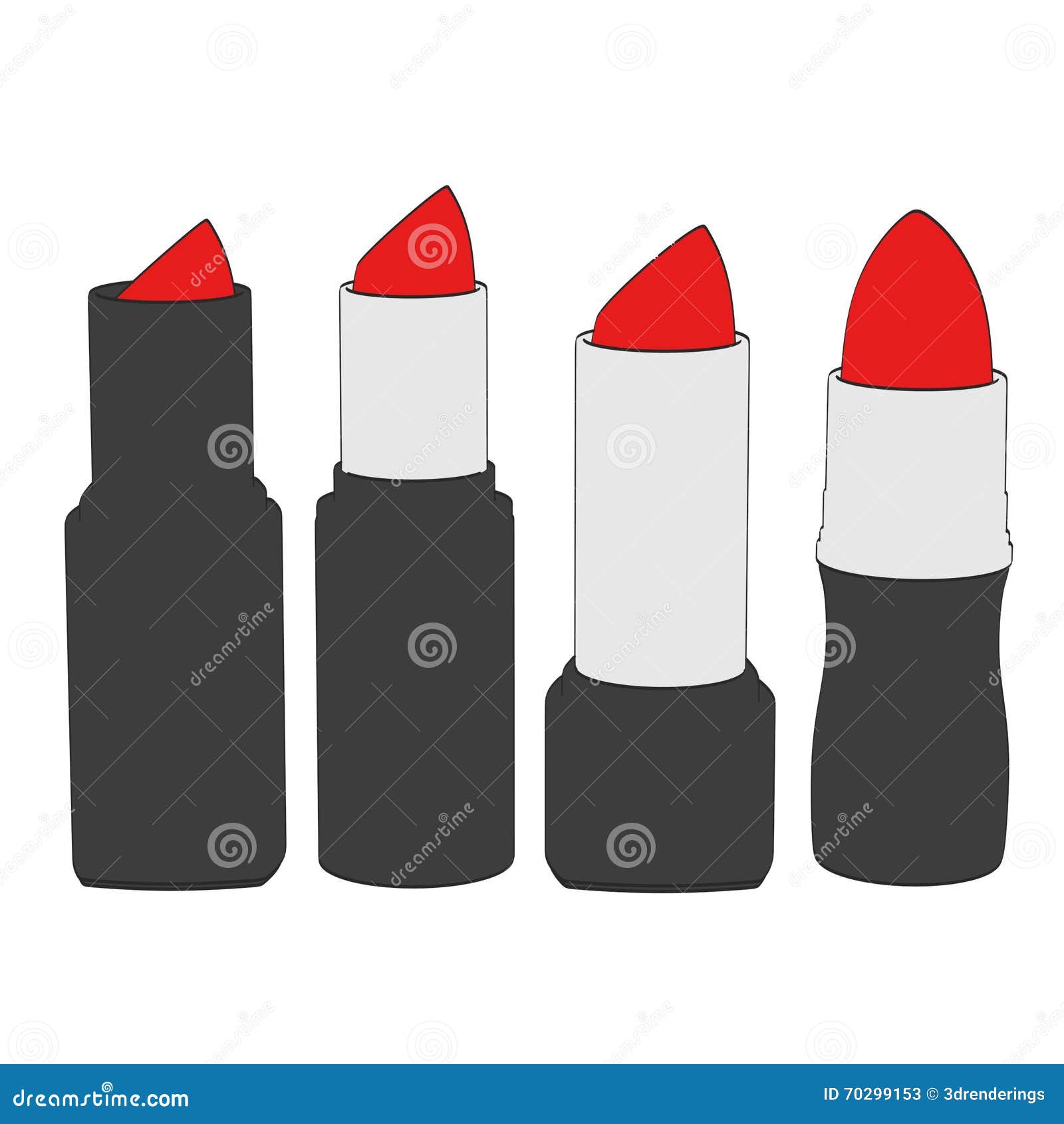 Lipsticks stock illustration. Illustration of makeup - 70299153