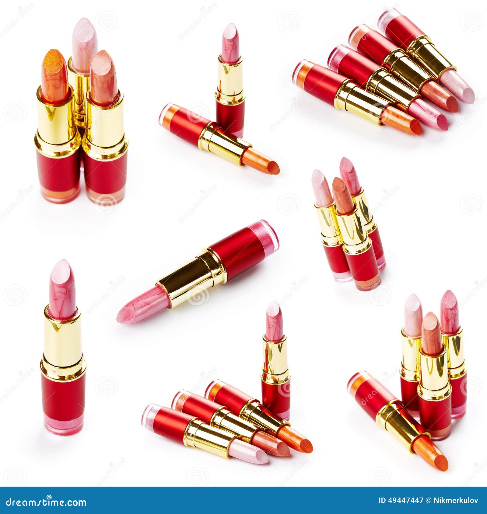 Lipsticks stock image. Image of color, glossy, pattern - 49447447