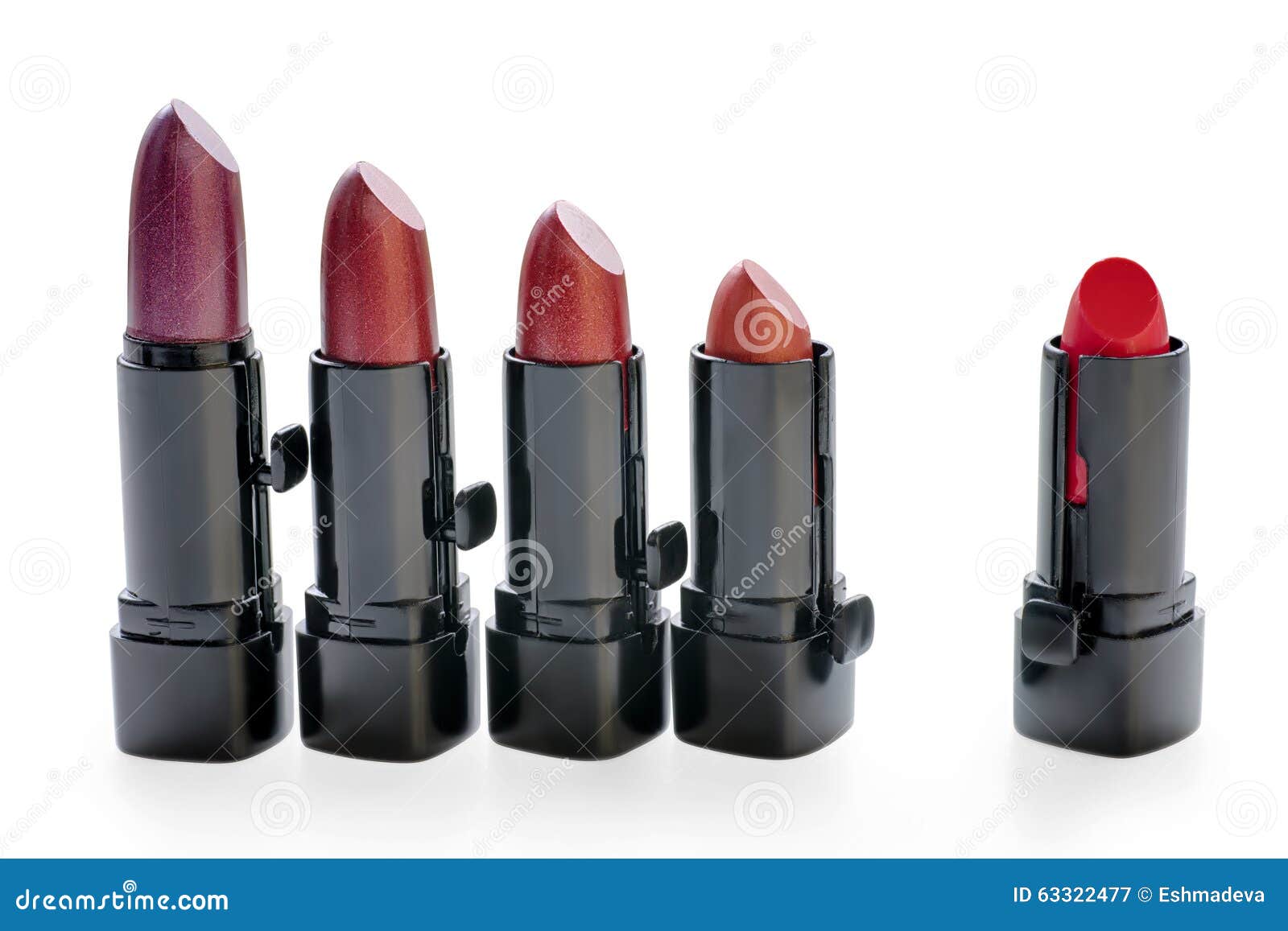 Lipsticks set isolated stock image. Image of macro, line - 63322477