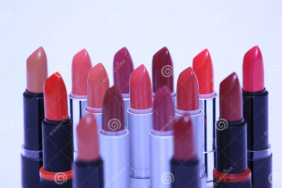 Lipsticks in Various Colors Stock Photo - Image of aesthetics ...