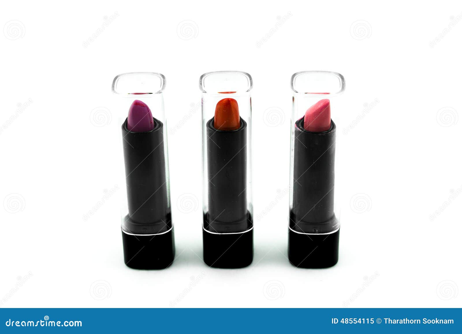 Lipsticks on a White Background Stock Image - Image of lipstick ...