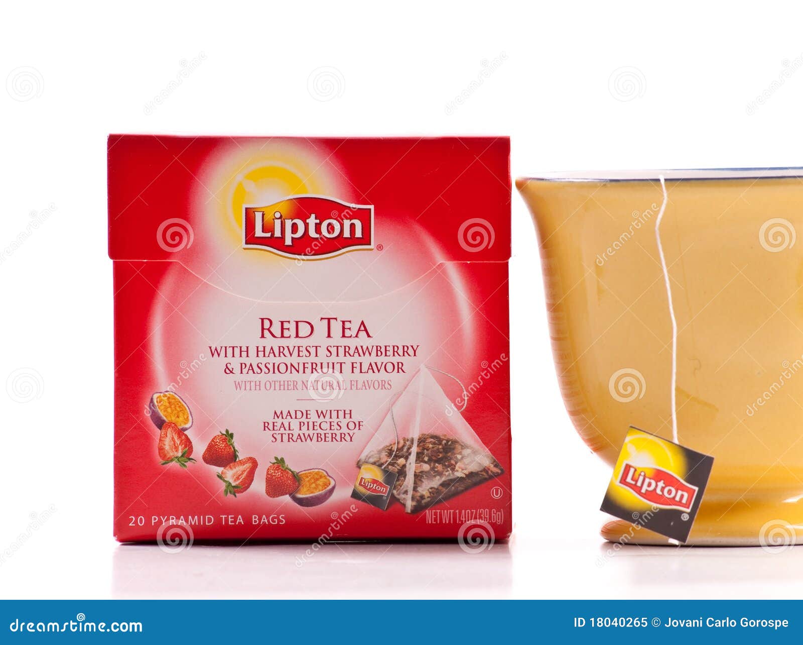 Lipton Red Tea Beverage editorial image. Image of instant - 18040265