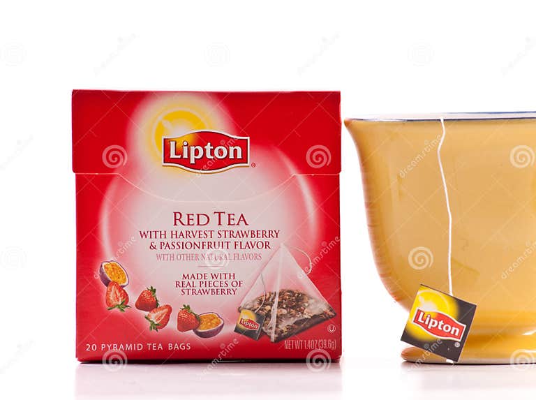 Lipton Red Tea Beverage editorial image. Image of instant - 18040265