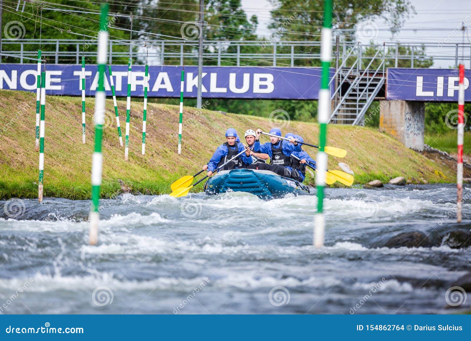 Liptovsky Mikulas / Slovakia - June 22, 2019: a Group of People Doing ...