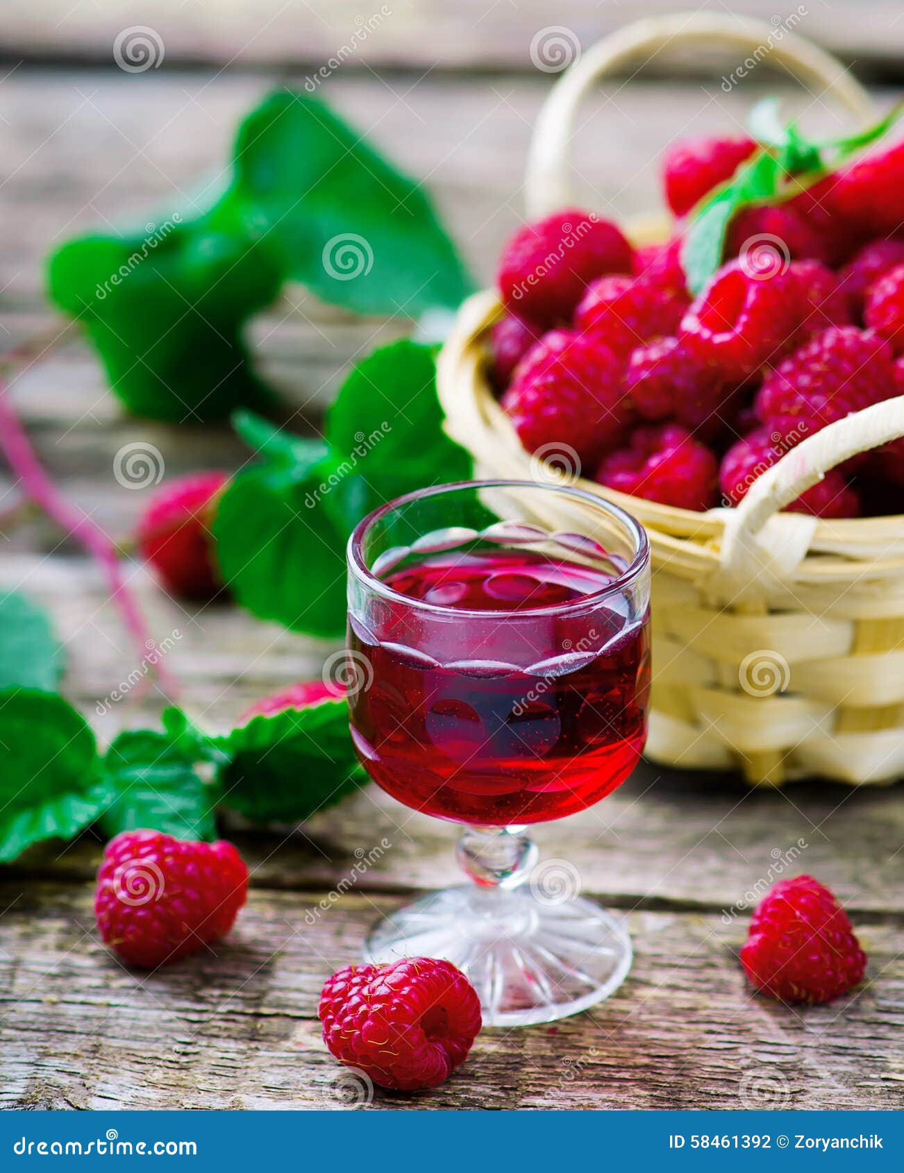 Liqueur from Raspberry in a Shot Glass Stock Photo - Image of glass ...