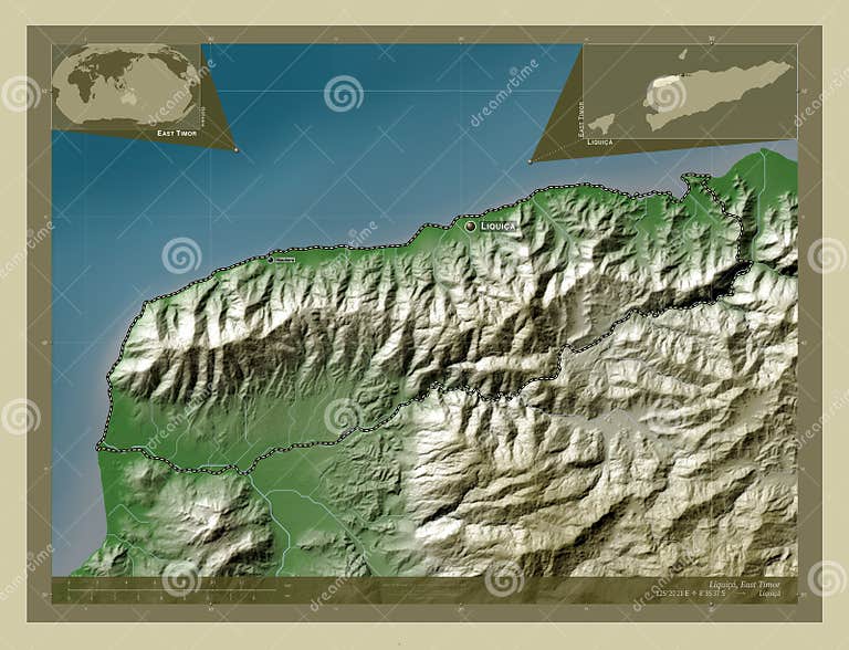 Liquica, East Timor. Wiki. Labelled Points of Cities Stock Photo ... Liquica, East Timor. Wiki. Labelled Points of Cities Stock Photo ...