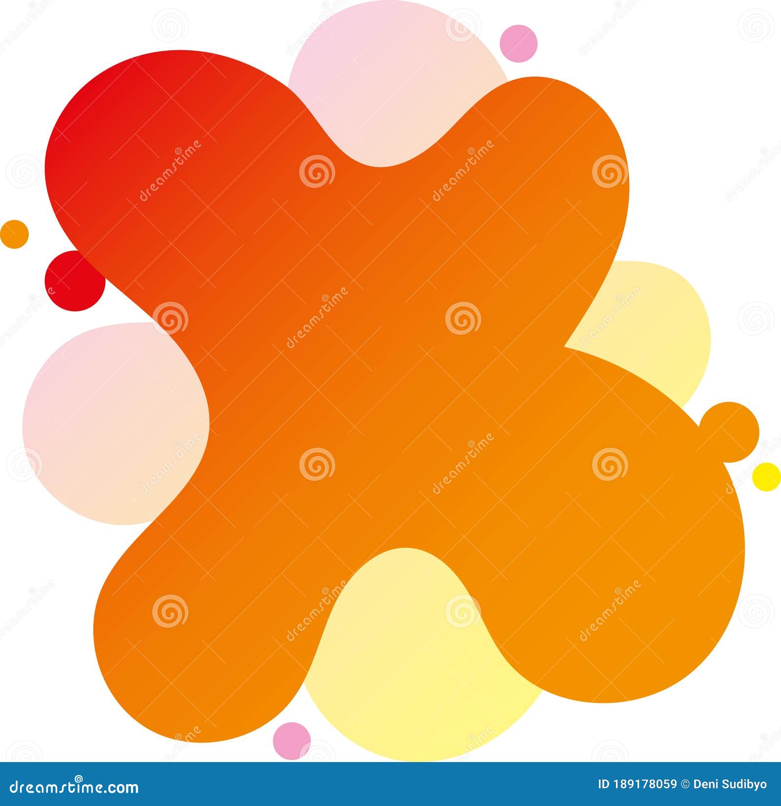 Liquid Abstract Element Graphic Gradient Flat Style Design Fluid Vector Colorful Stock Vector ...