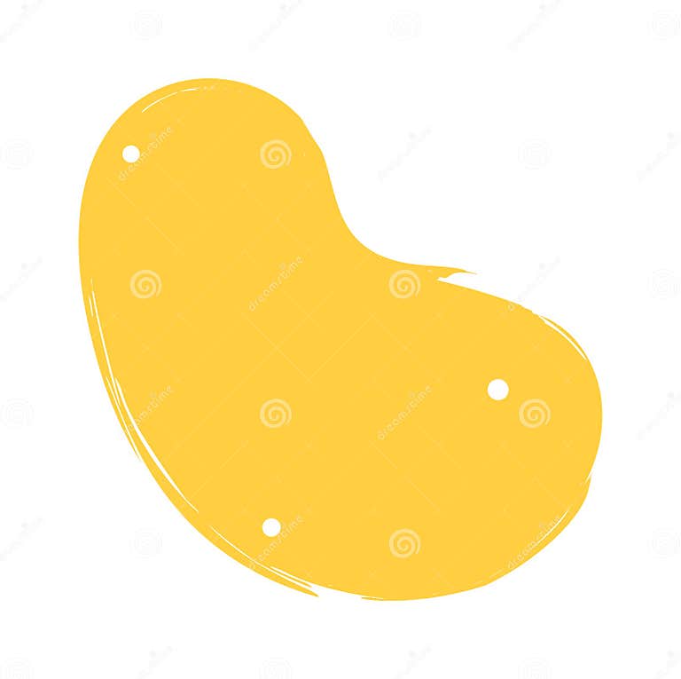 Liquid Abstract Form Rounded Splat Stock Illustration - Illustration of ...