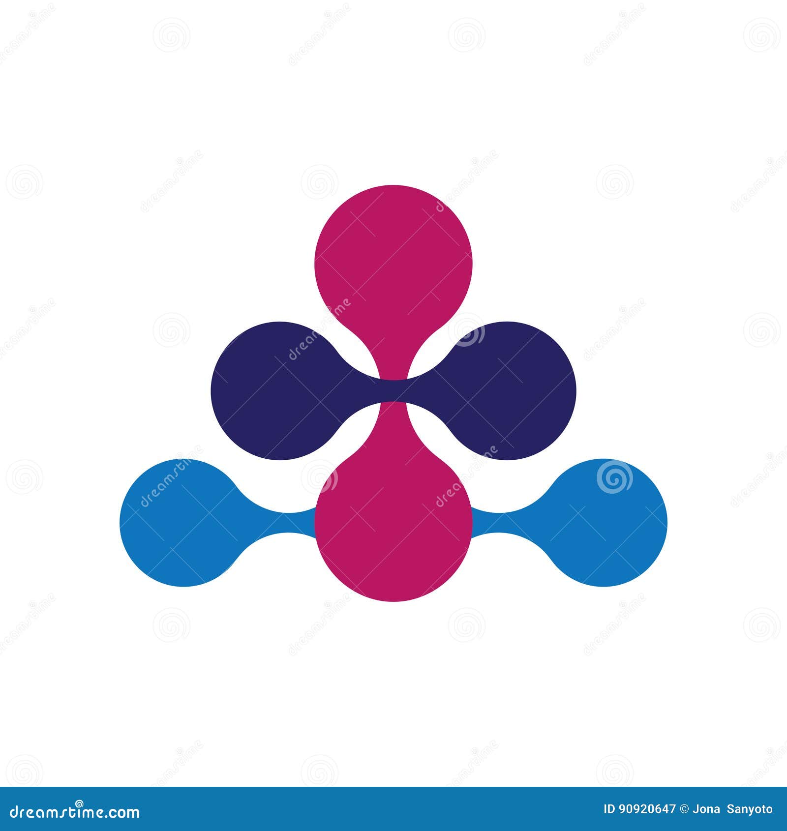 Liquid Abstract Logo stock vector. Illustration of connect - 90920647