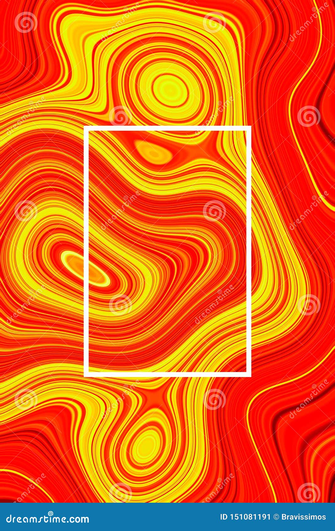 Liquid Abstract Orange Poster and Lava Background, Pattern Stock ...