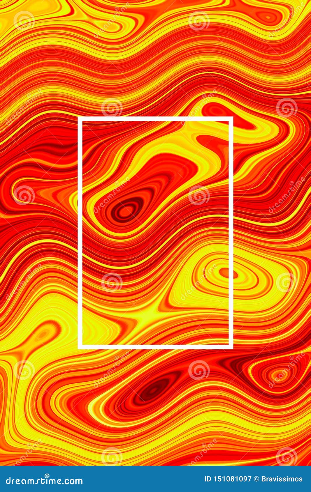 Liquid Abstract Orange Poster and Lava Background, Template Gradient ...